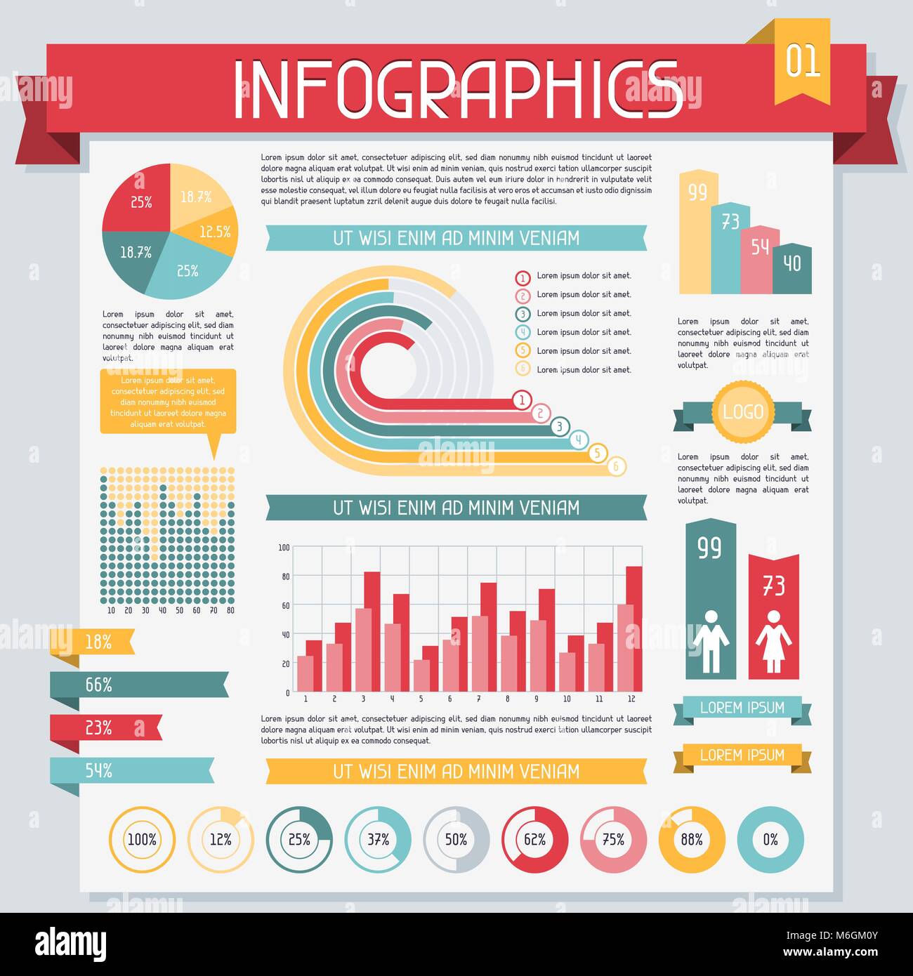 Infographic set hi-res stock photography and images - Alamy