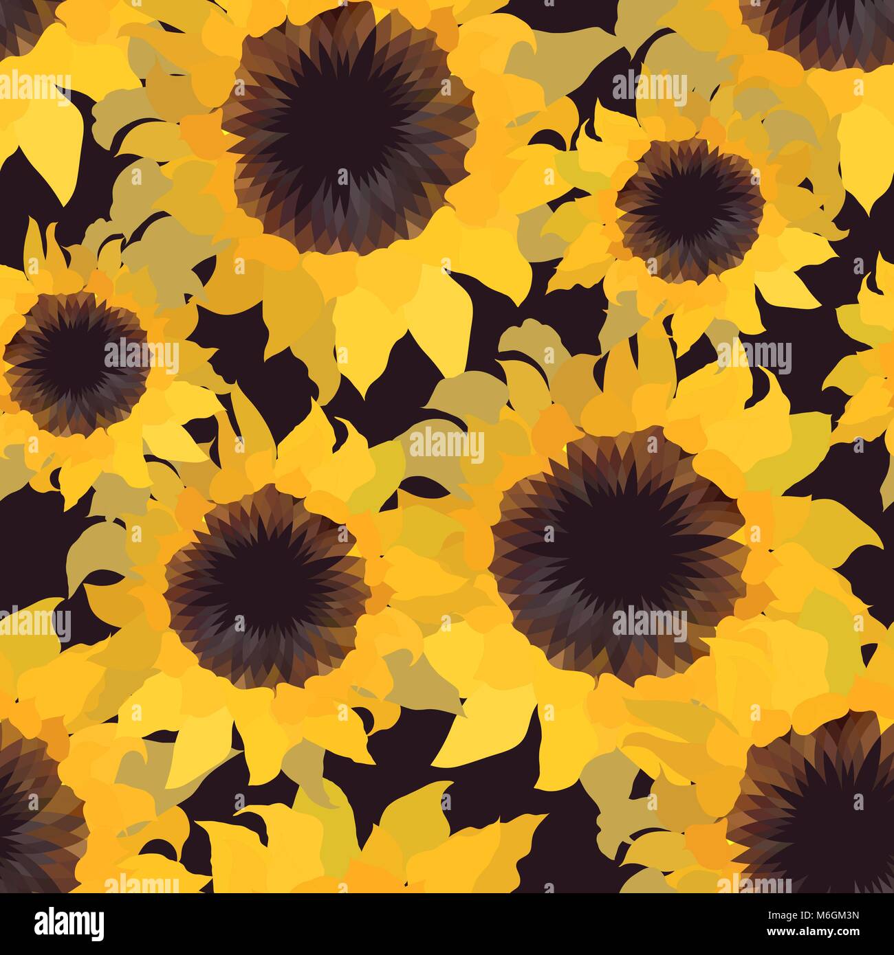 Bud sunflower natural background Stock Vector Images - Alamy