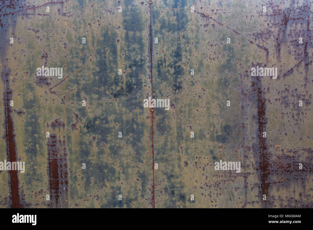Texture of old shabby rusty metal surface. Cracks, scrapes and of ...