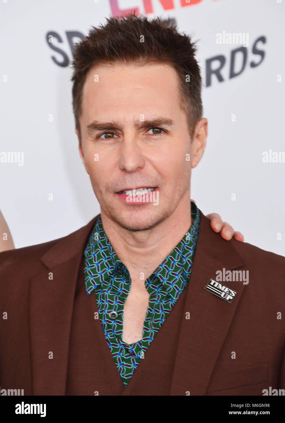 Sam Rockwell 008 attends the 2018 Film Independent Spirit Awards on ...