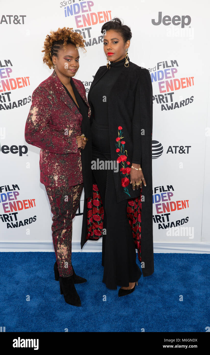 SANTA MONICA, CA - MARCH 3: Dee Rees and Sarah Broom at the 2018 Film ...