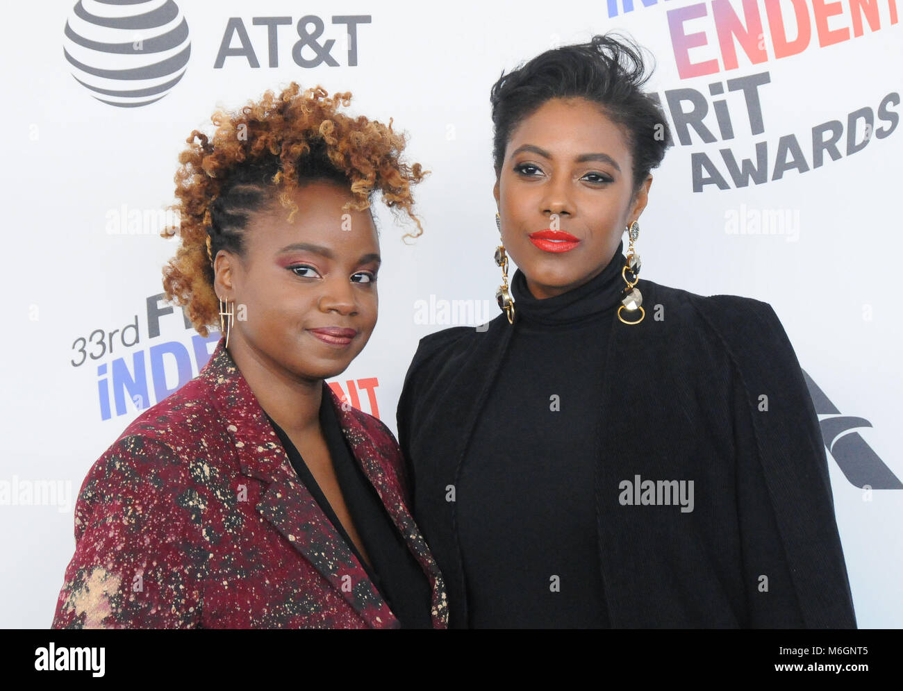 SANTA MONICA, CA - MARCH 03: (L-R) Director/writer Dee Rees and Sarah M ...