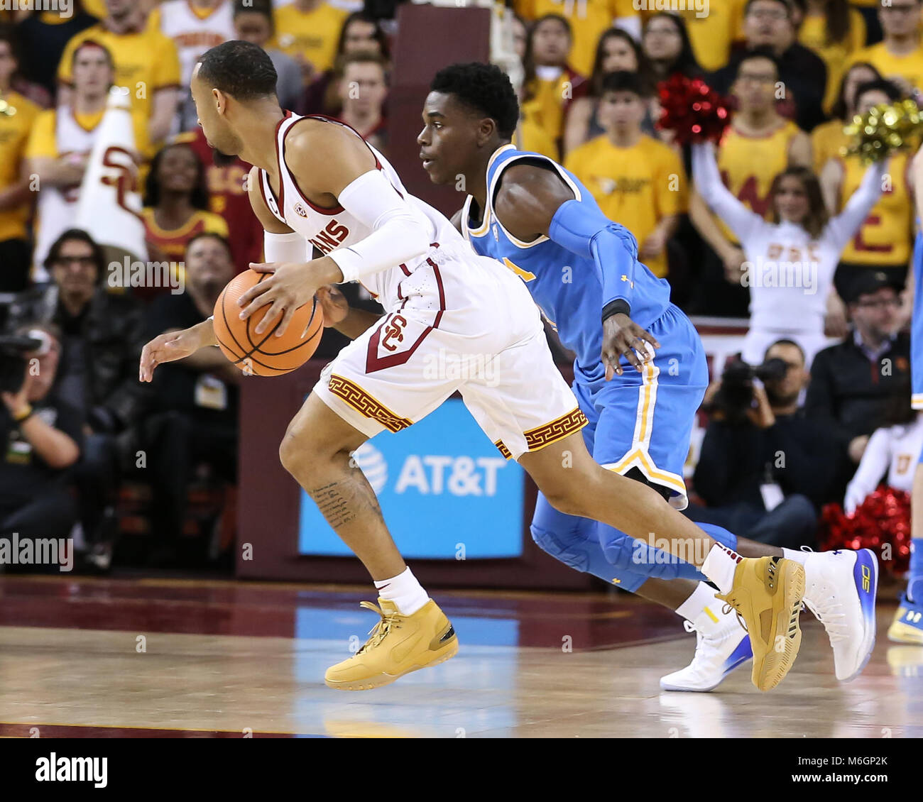 Los Angeles, CA, USA. 3rd Mar, 2018. USC Trojans guard Jordan ...