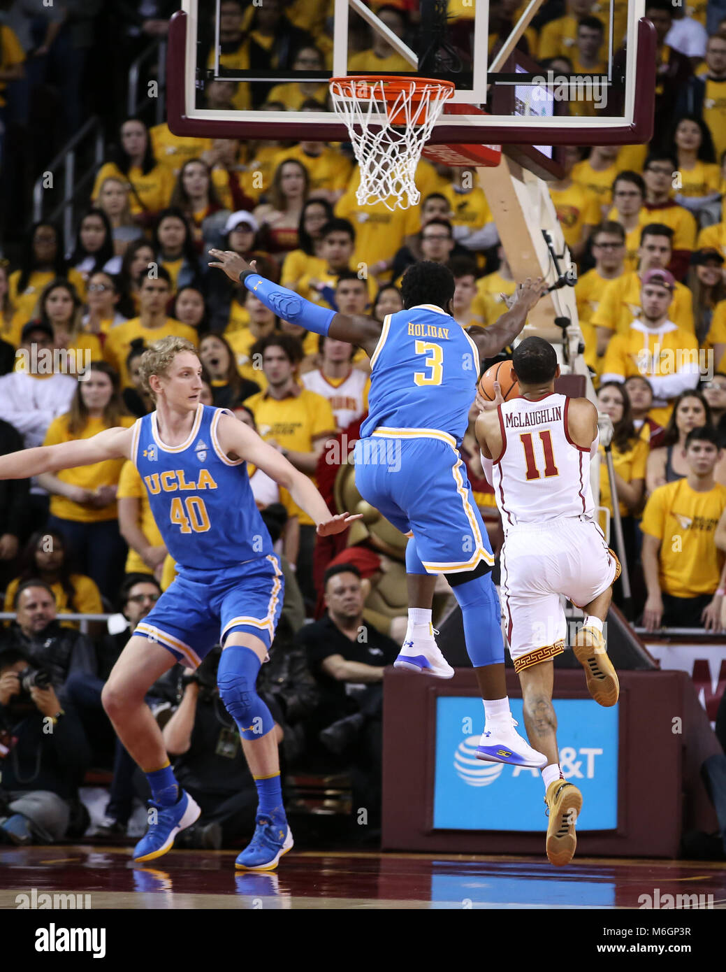 Los Angeles, CA, USA. 3rd Mar, 2018. USC Trojans guard Jordan ...