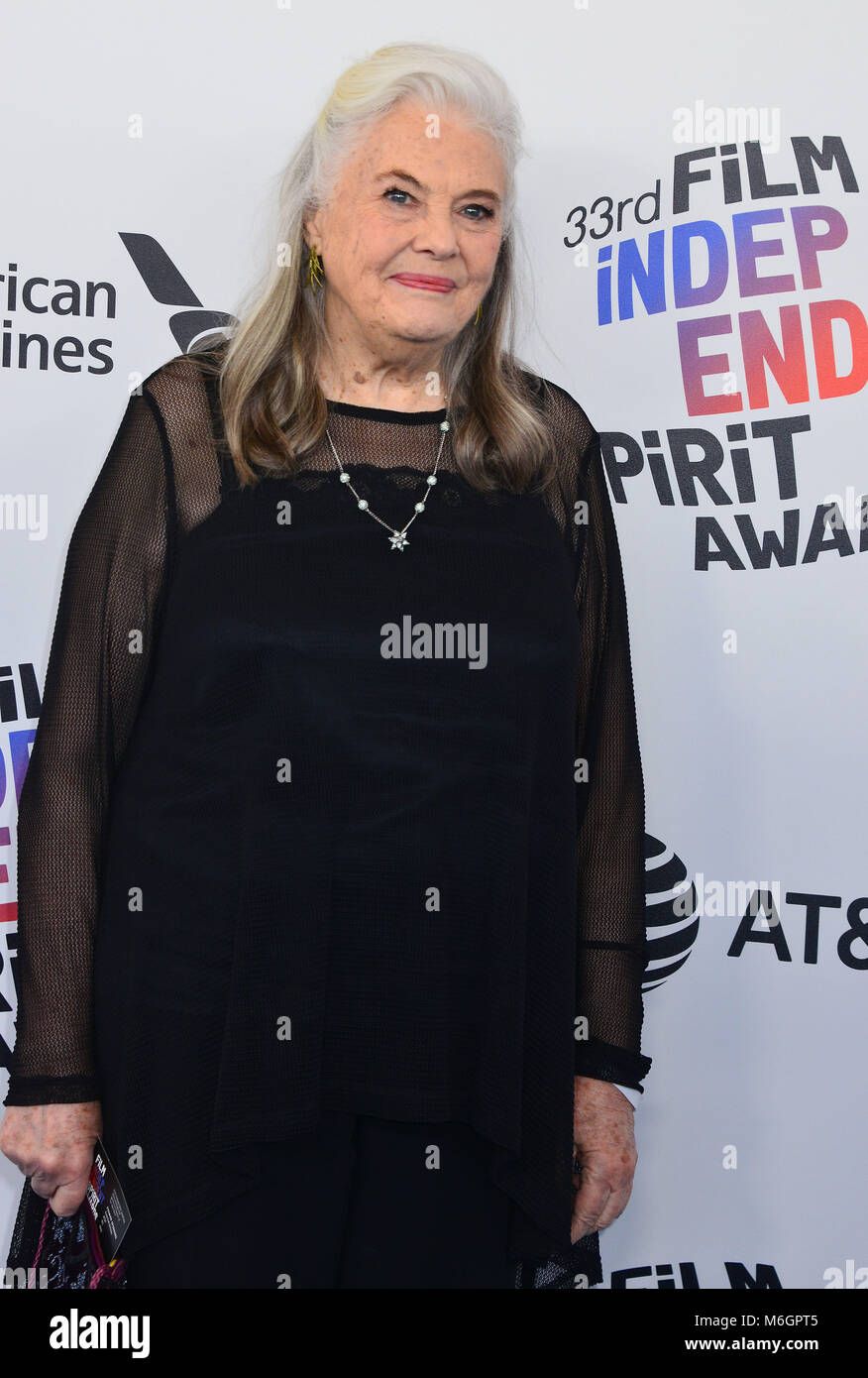 Lois Smith attends the 2018 Film Independent Spirit Awards on March 3 ...