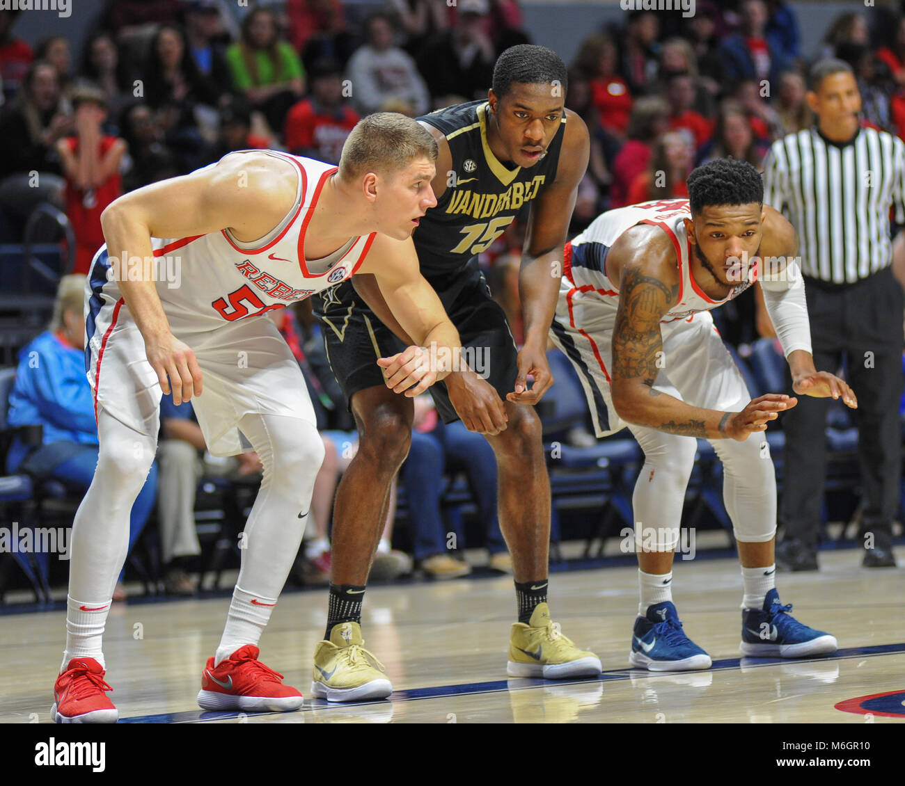 March 03, 2018; Oxford, MS, USA; Ole' Miss forward, Justas ...