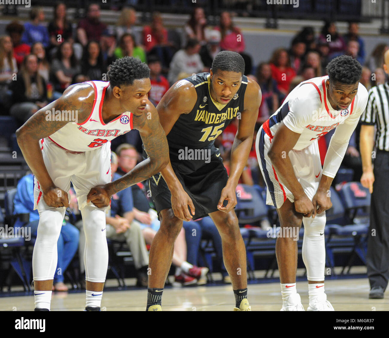 March 03, 2018; Oxford, MS, USA; Ole' Miss forward, Marcanvis Hymon (2 ...