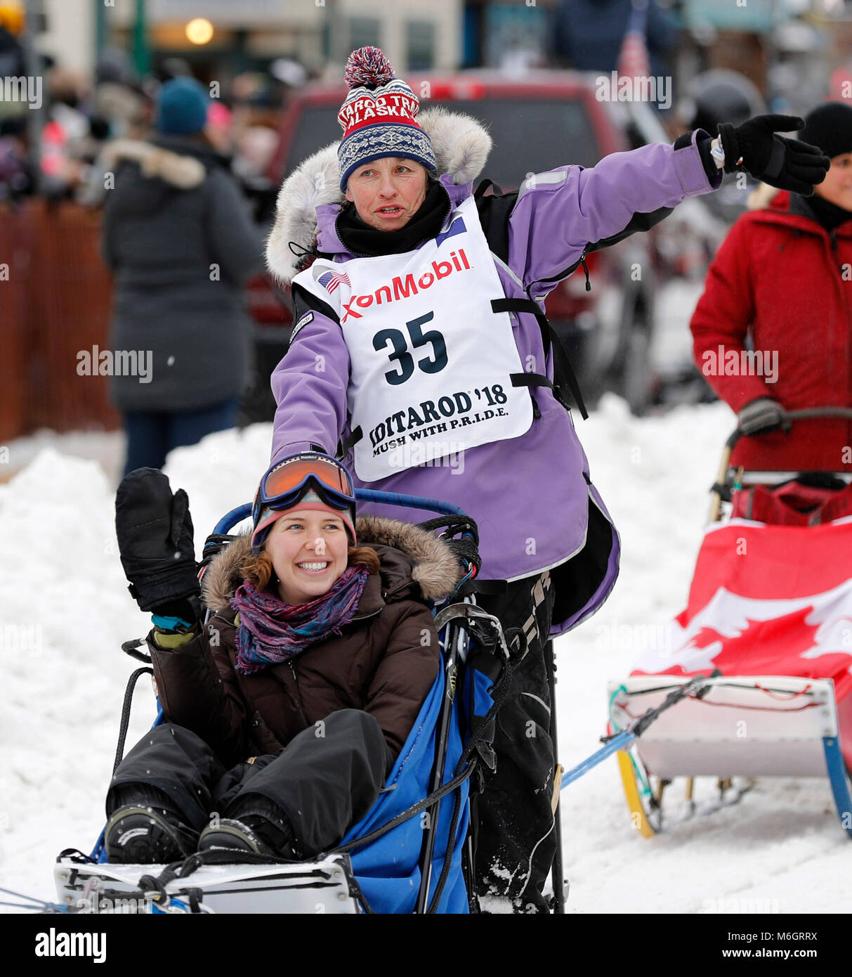 Anchorage, United States. 03rd Mar, 2018. Marcelle Fressineau of ...