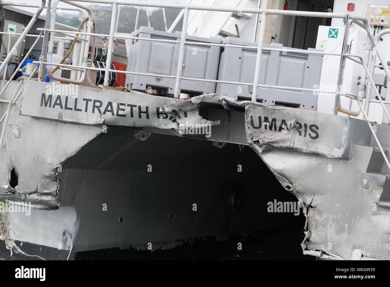 Up to 80 boats that where anchored at Holyhead marina in Anglesey ...
