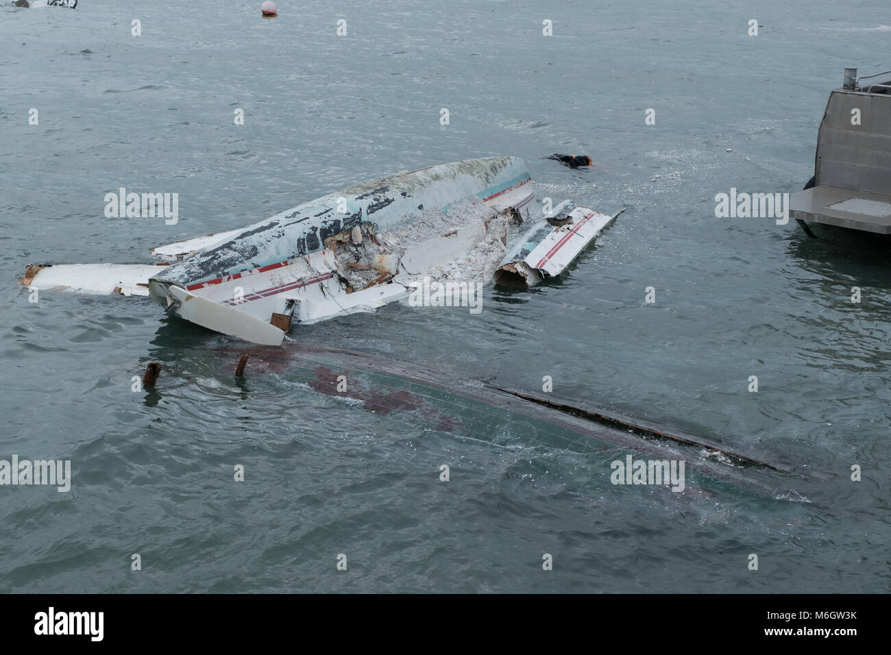 Up to 80 boats that where anchored at Holyhead marina in Anglesey ...