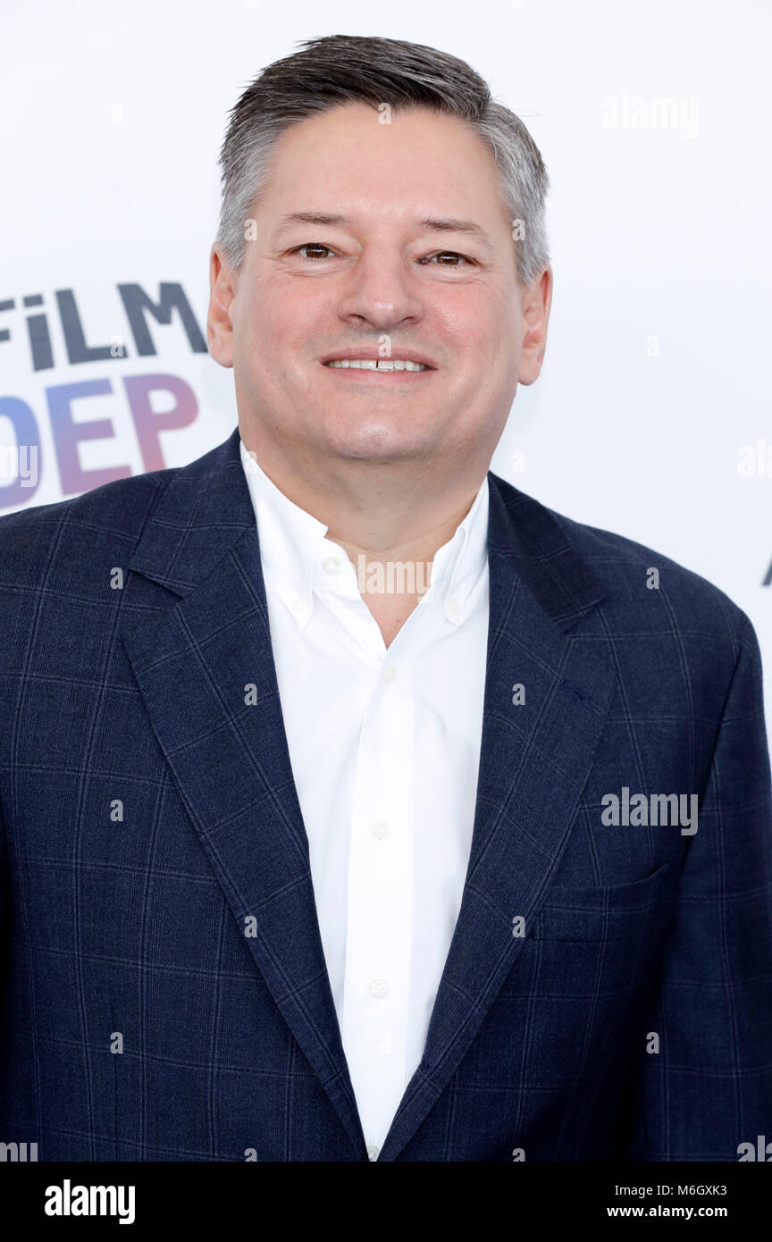 Ted Sarandos attending the 33rd annual Film Independent Spirit Awards ...