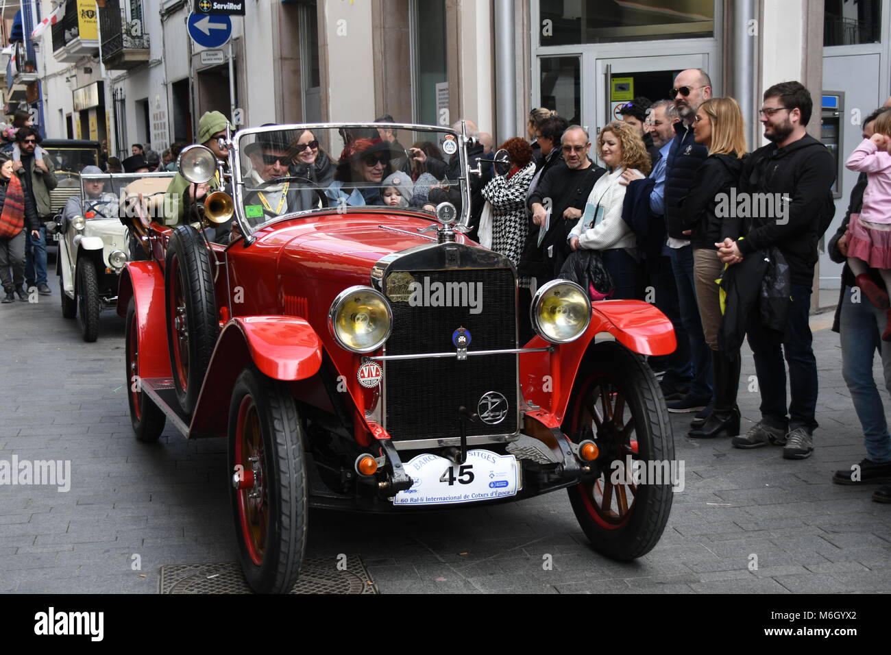 SITGES BARCELONA RALLY Stock Photo - Alamy
