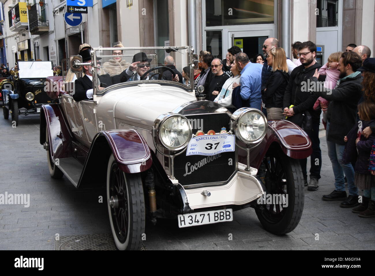 SITGES BARCELONA RALLY Stock Photo - Alamy
