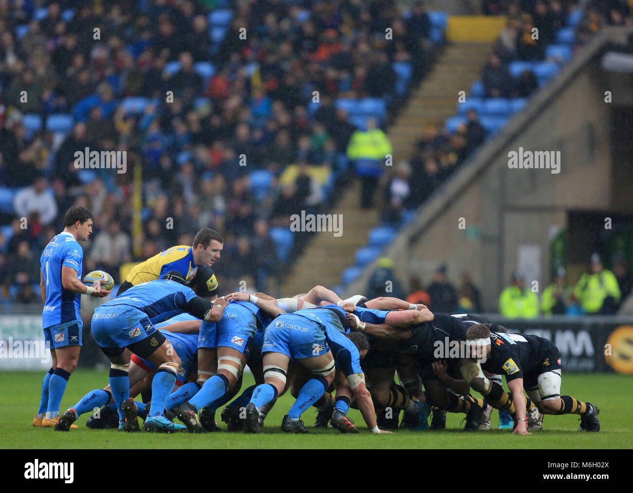 Coventry, United Kingdom - 04 Mar 2018 - Aviva Premiership Rugby Wasps ...