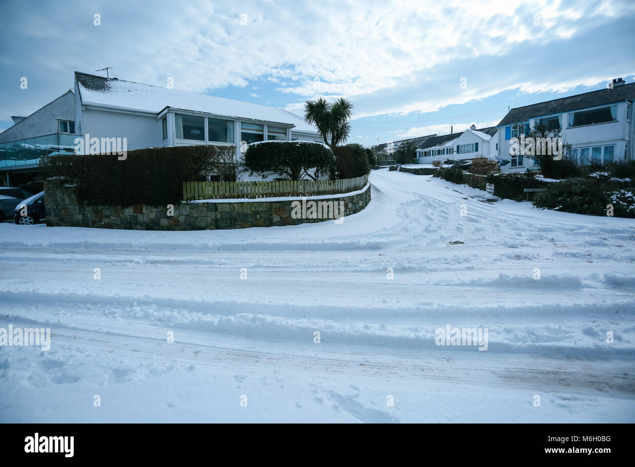 The after effects of Storm Emma is seen in the seaside village of ...