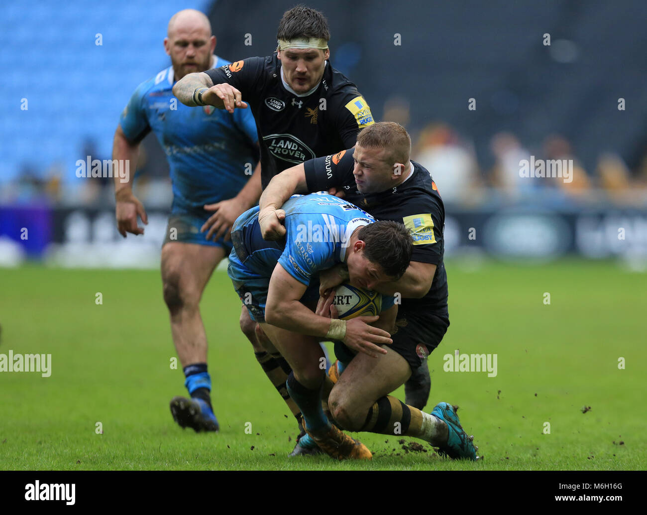 Coventry, United Kingdom - 04 Mar 2018 - Aviva Premiership Rugby Wasps ...