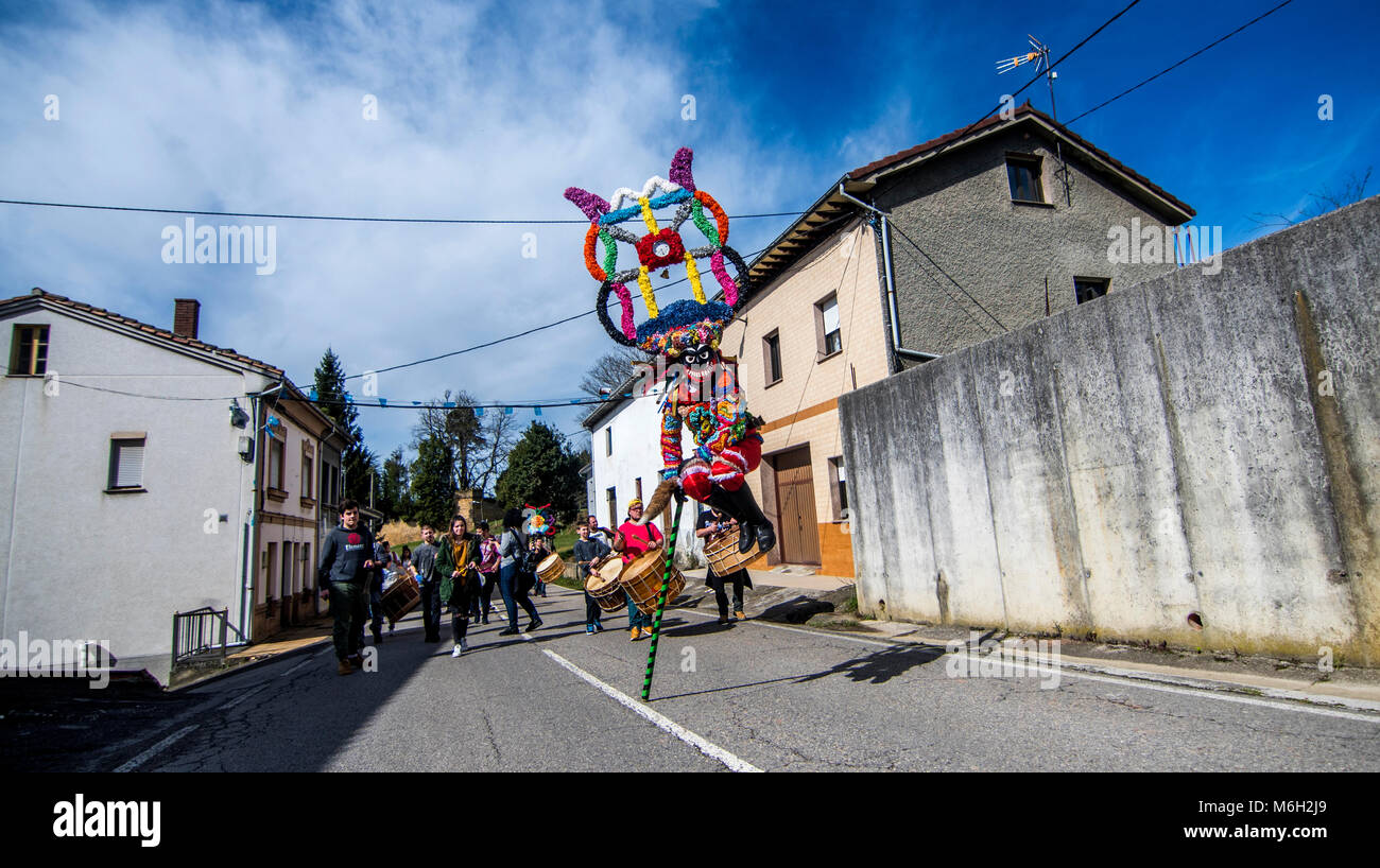 Valdesoto, Spain. 4th March, 2018. A Boteiro, a traditional Spanish ...