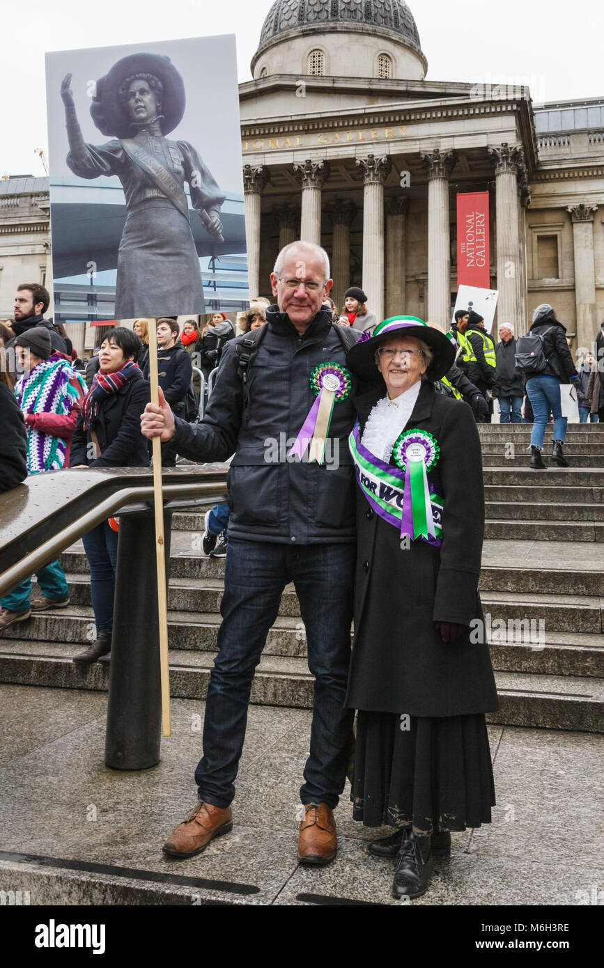 Westminster, London, 4th March 2018. The family and descendants of ...