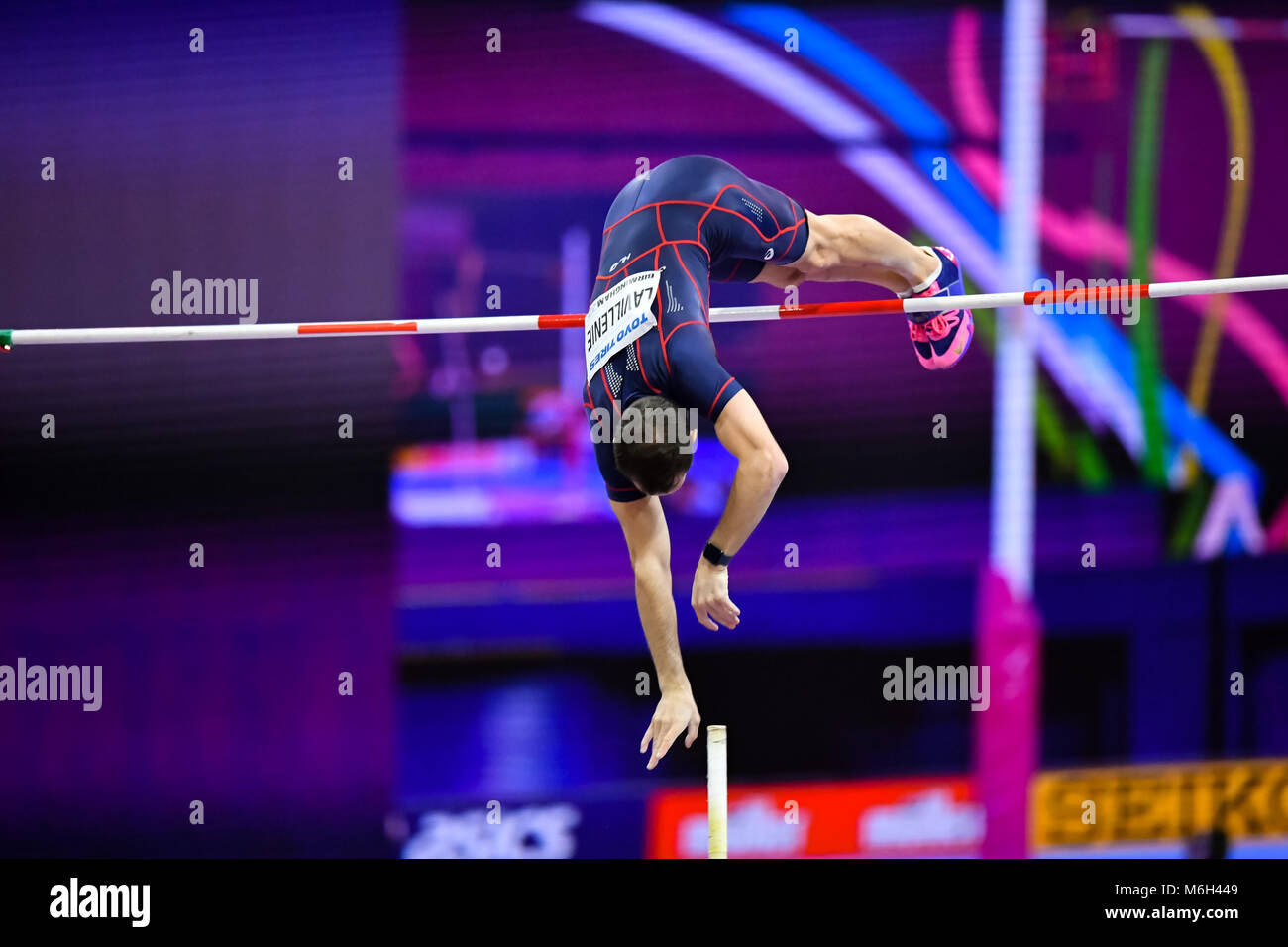 Birmingham, UK. 4th Mar, 2018. Axel Chapelle (FRA) won the gold medal ...