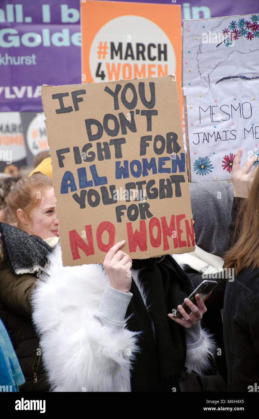 London, UK, 04/03/2018 Sadiq Khan, Sandi Toksvig, Michael Sheen -actor ...