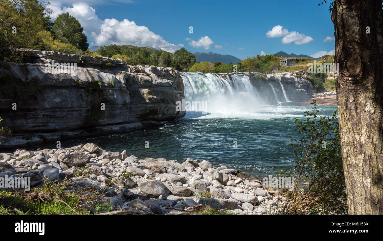 Marula River Falls, South Island, New Zealand Stock Photo - Alamy