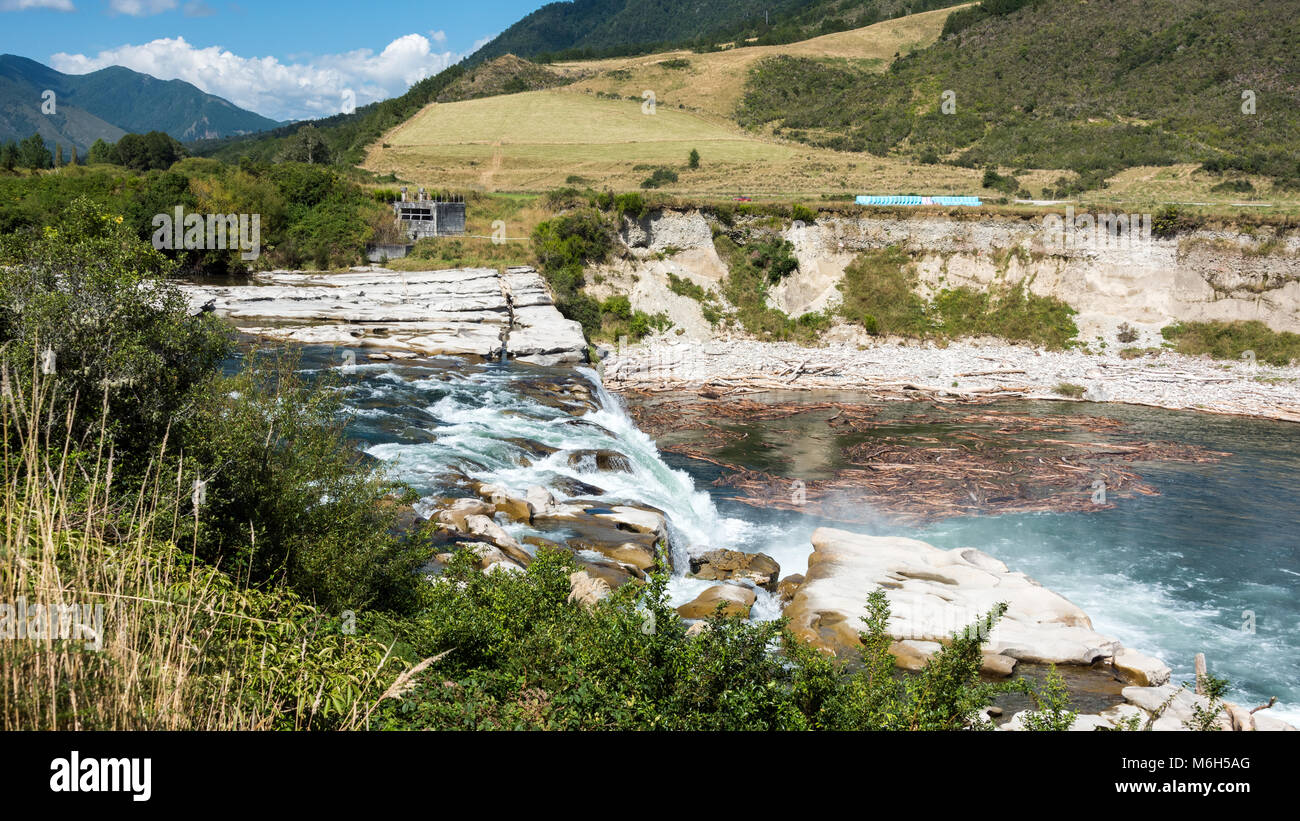 Marula River Falls, South Island, New Zealand Stock Photo - Alamy