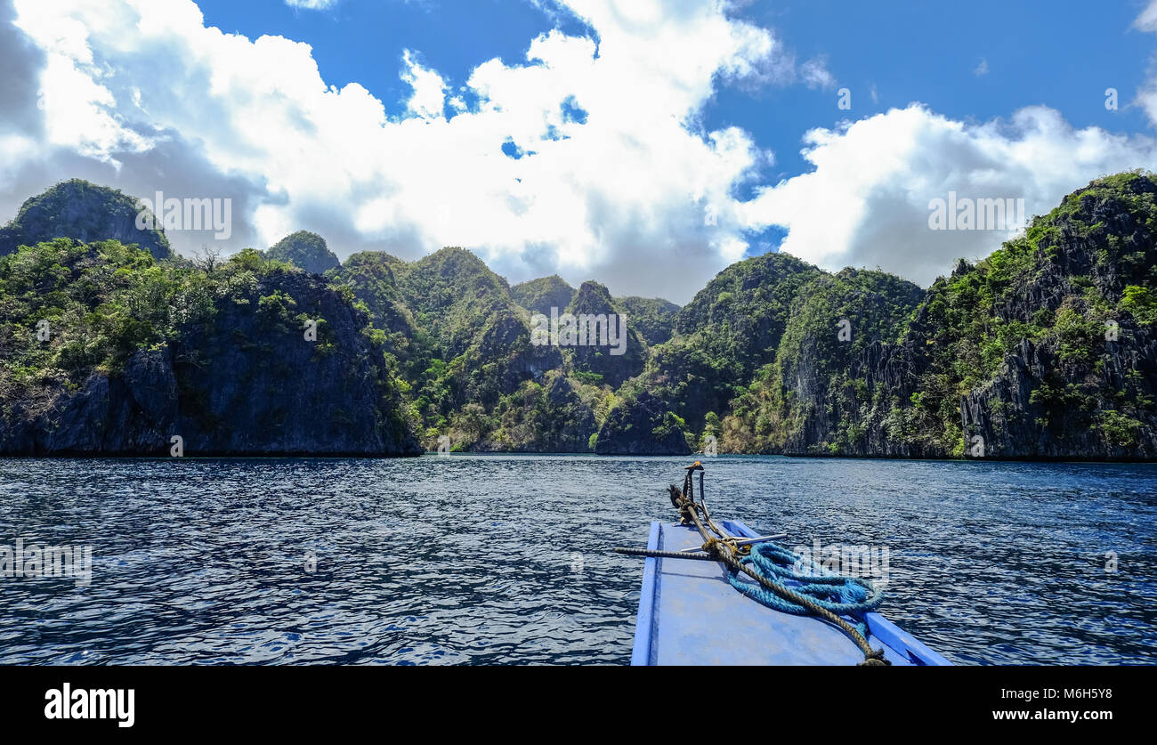Seascape of Palawan Island, Philippines. Palawan is one of the most ...