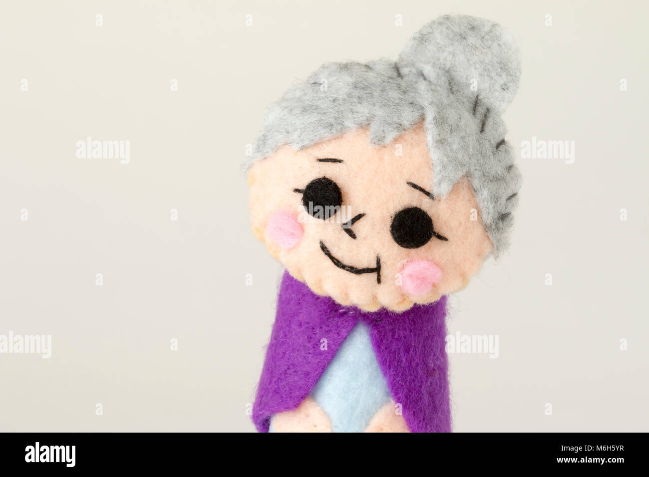 grandmother's finger puppet Stock Photo - Alamy