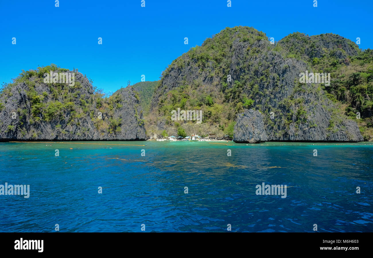 Beautiful sea at summer day in Palawan Island, Philippines Stock Photo ...
