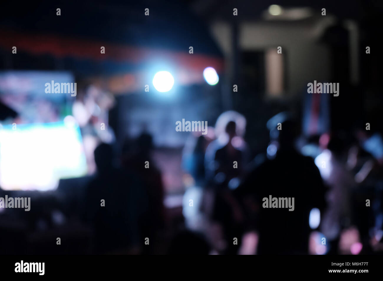 Blur background live stage music Stock Photo - Alamy