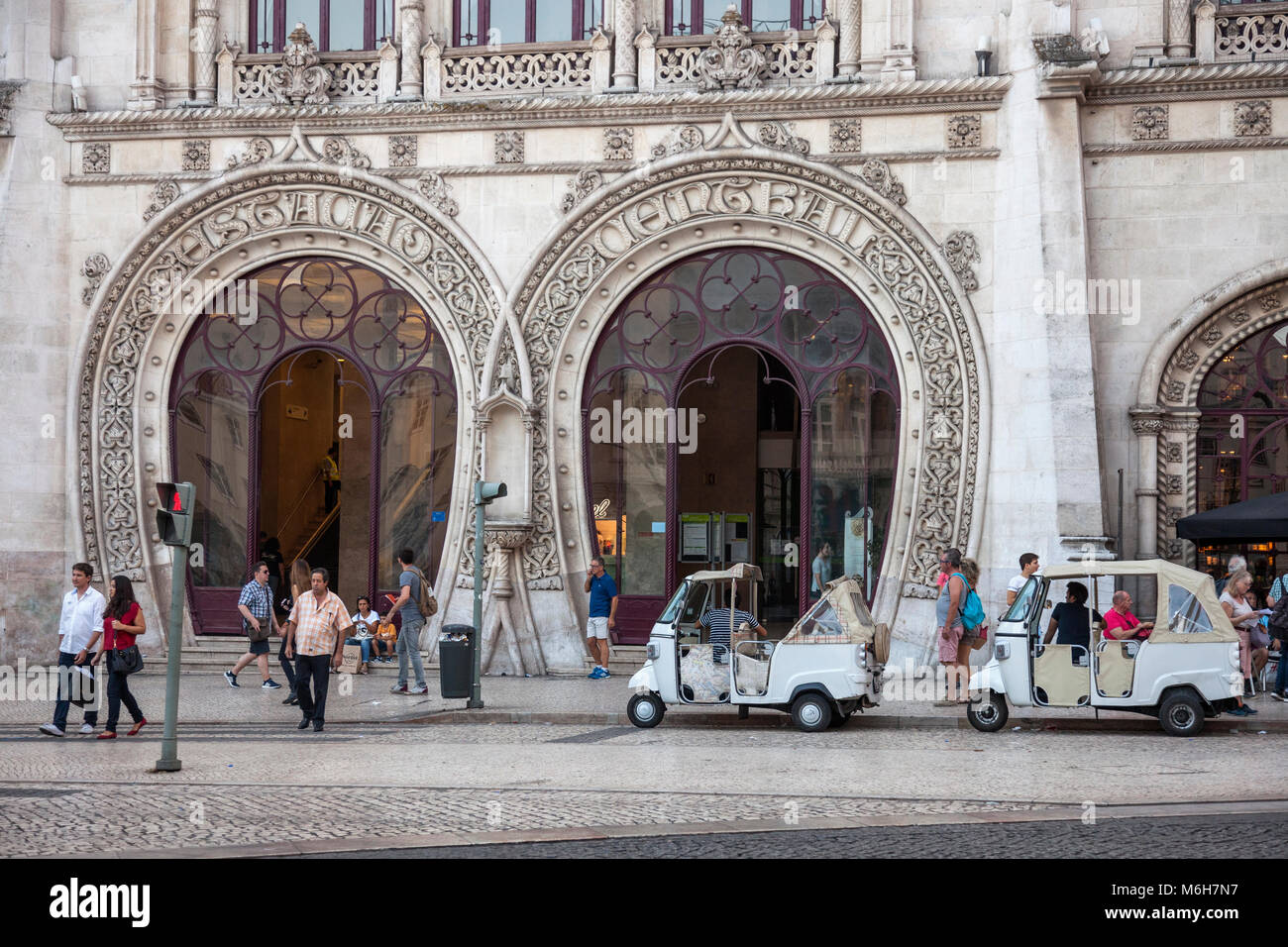 Entrance to rossio station hi-res stock photography and images - Alamy
