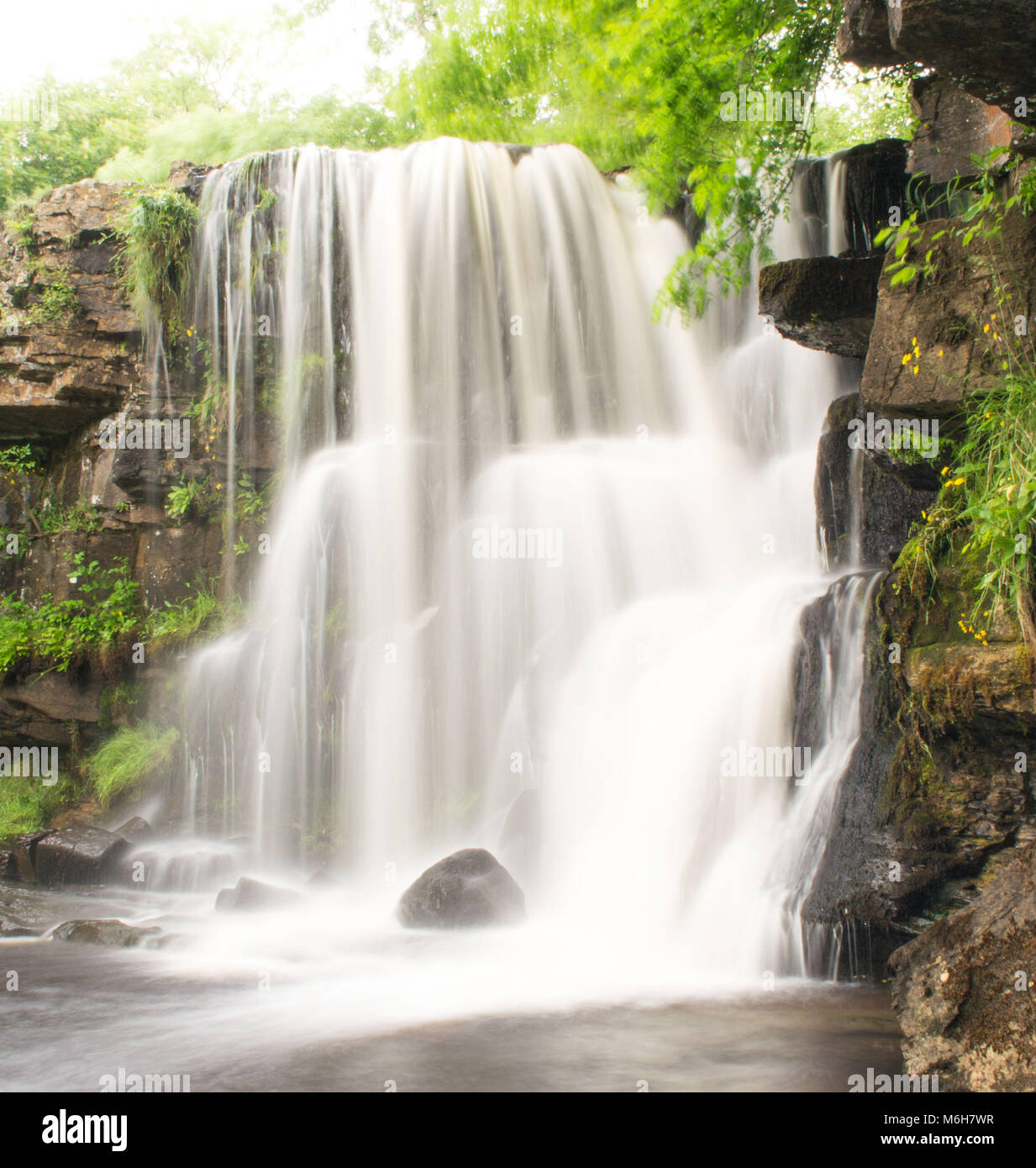 Gill Waterfall - Yorkshire Dales Stock Photo - Alamy