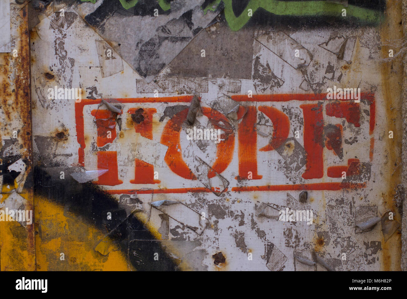 Hope In Graffiti Letters