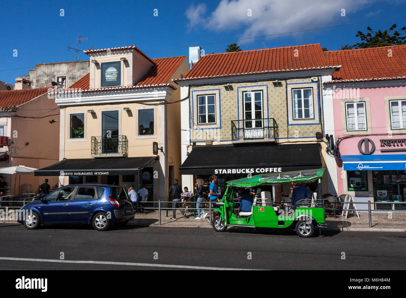 Street scene of Belém district in Lisbon, Portugal Stock Photo - Alamy