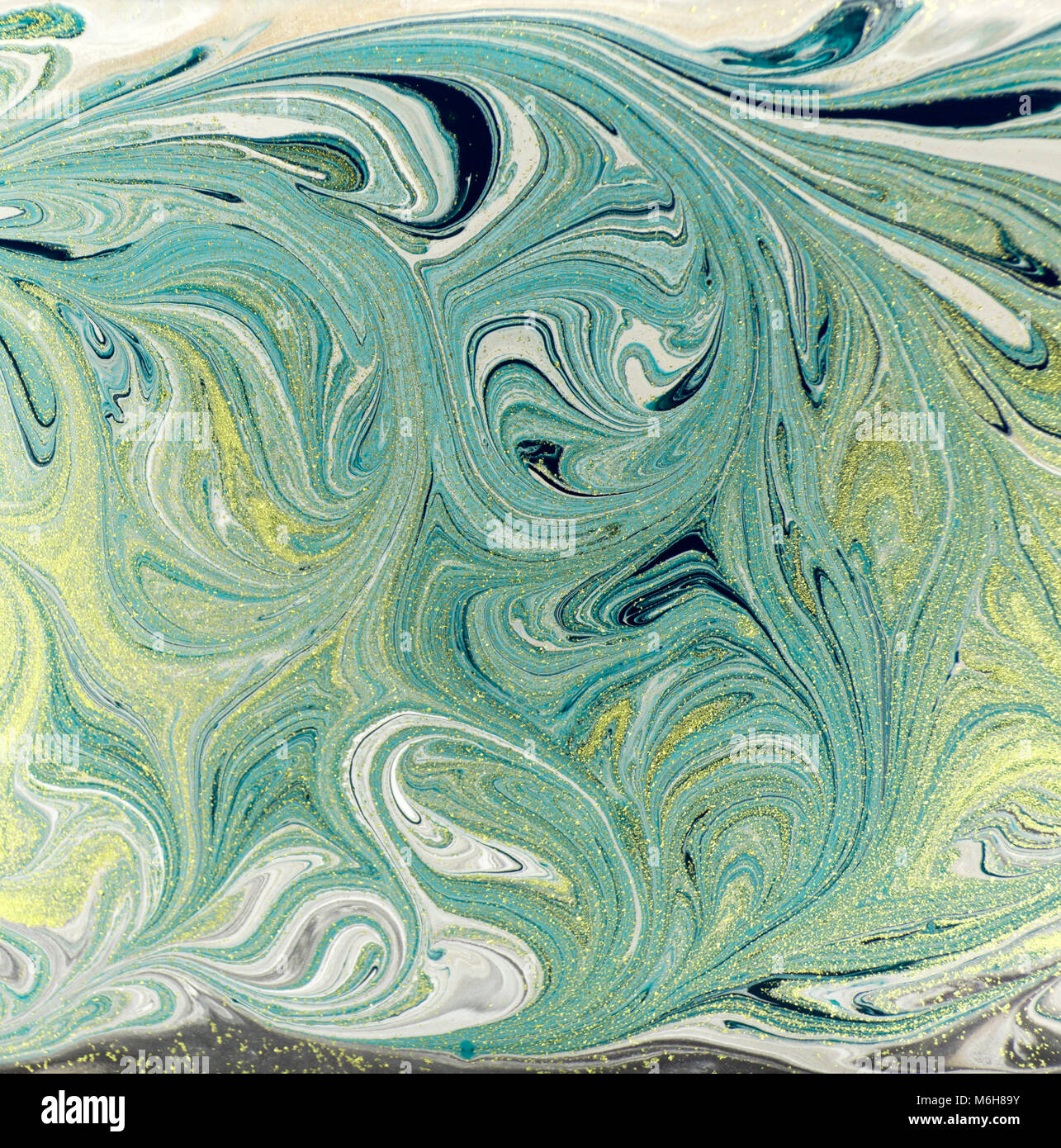 Marble abstract acrylic background. Natural green marbling artwork ...