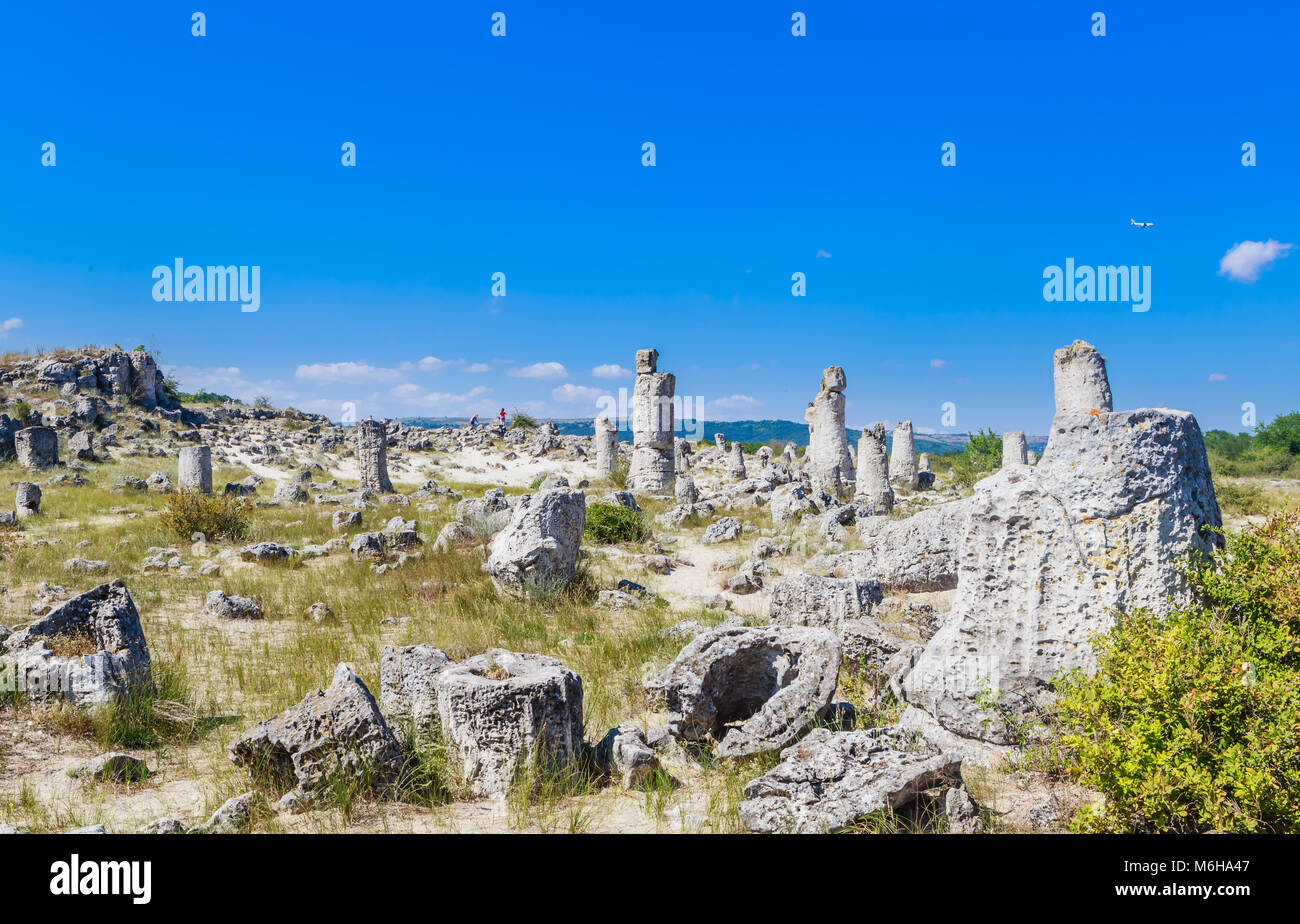 The natural phenomenon Pobiti Kamani, known as The Stone Forest and ...