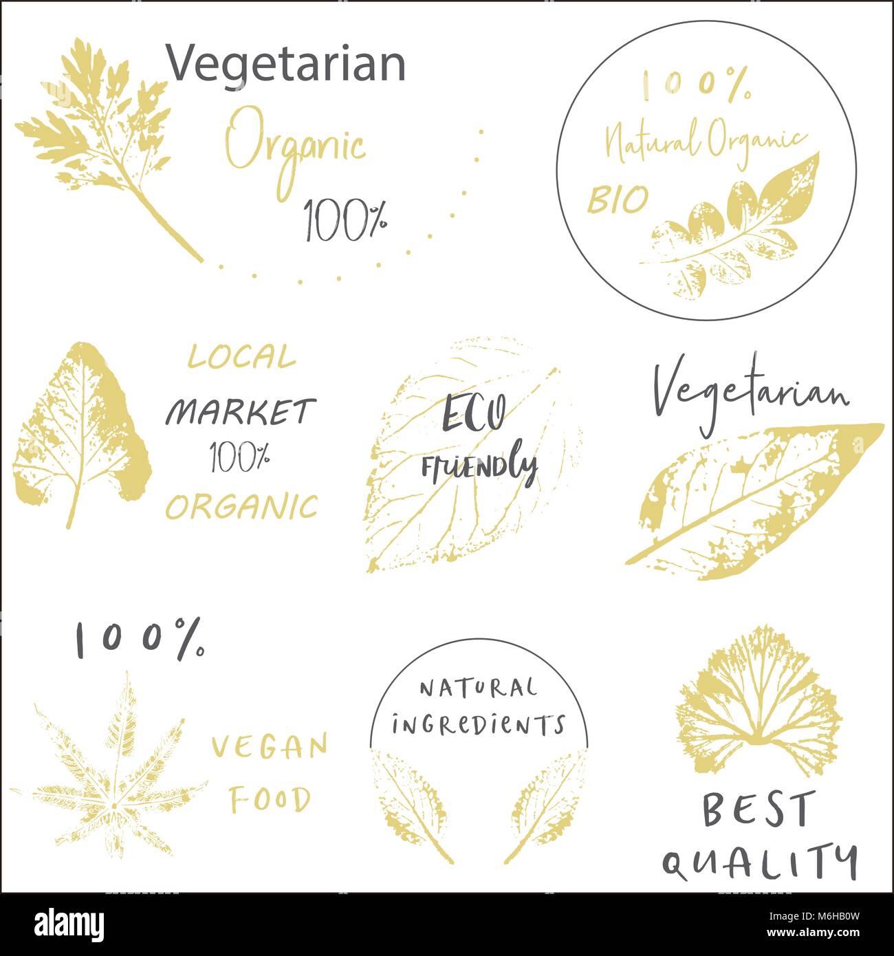 Elements collection food market Stock Vector Images - Alamy