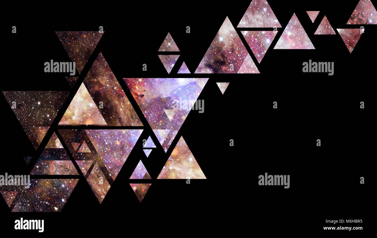 Space and geometry design. Minimal art concept. Abstract background ...