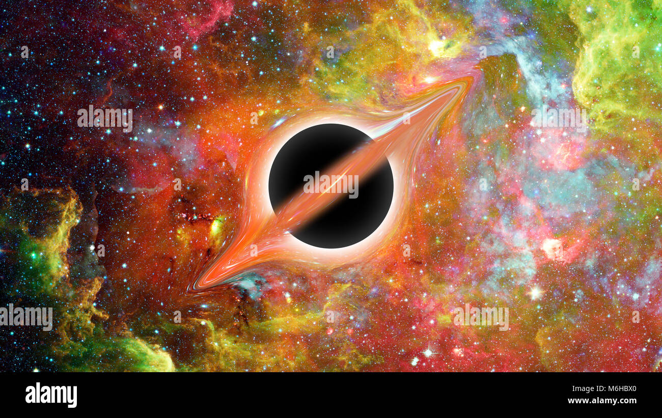 Real Black Hole Nasa Painting