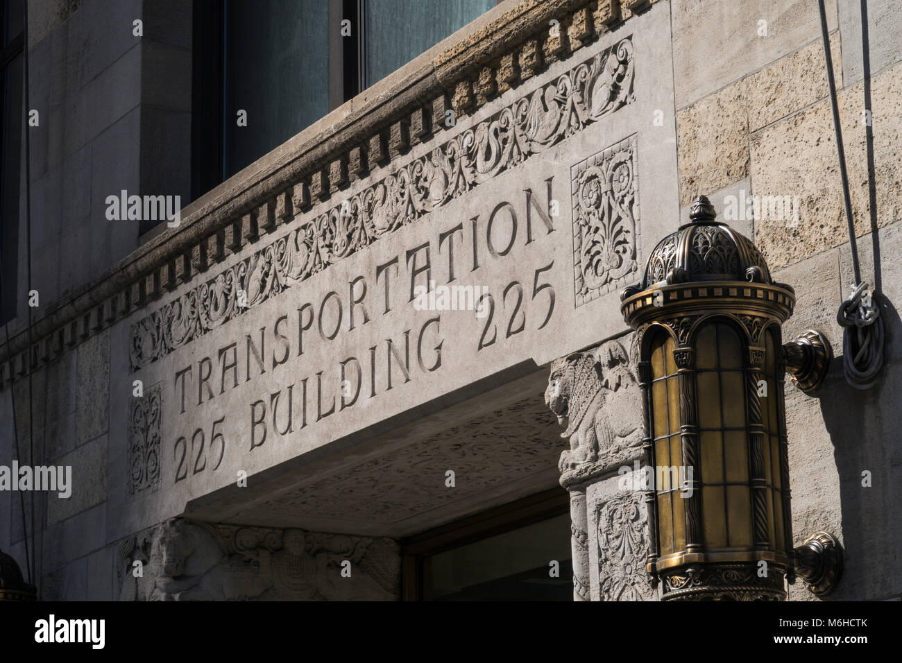 Transportation Building at 225 Broadway in Lower Manhattan, NYC, USA ...