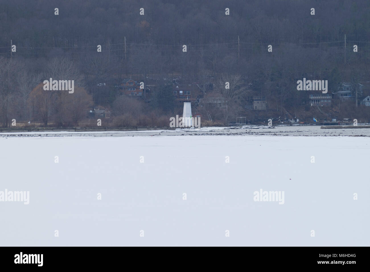 Cayuga Lake Inlet Lighthouse, Ithaca NY Stock Photo - Alamy