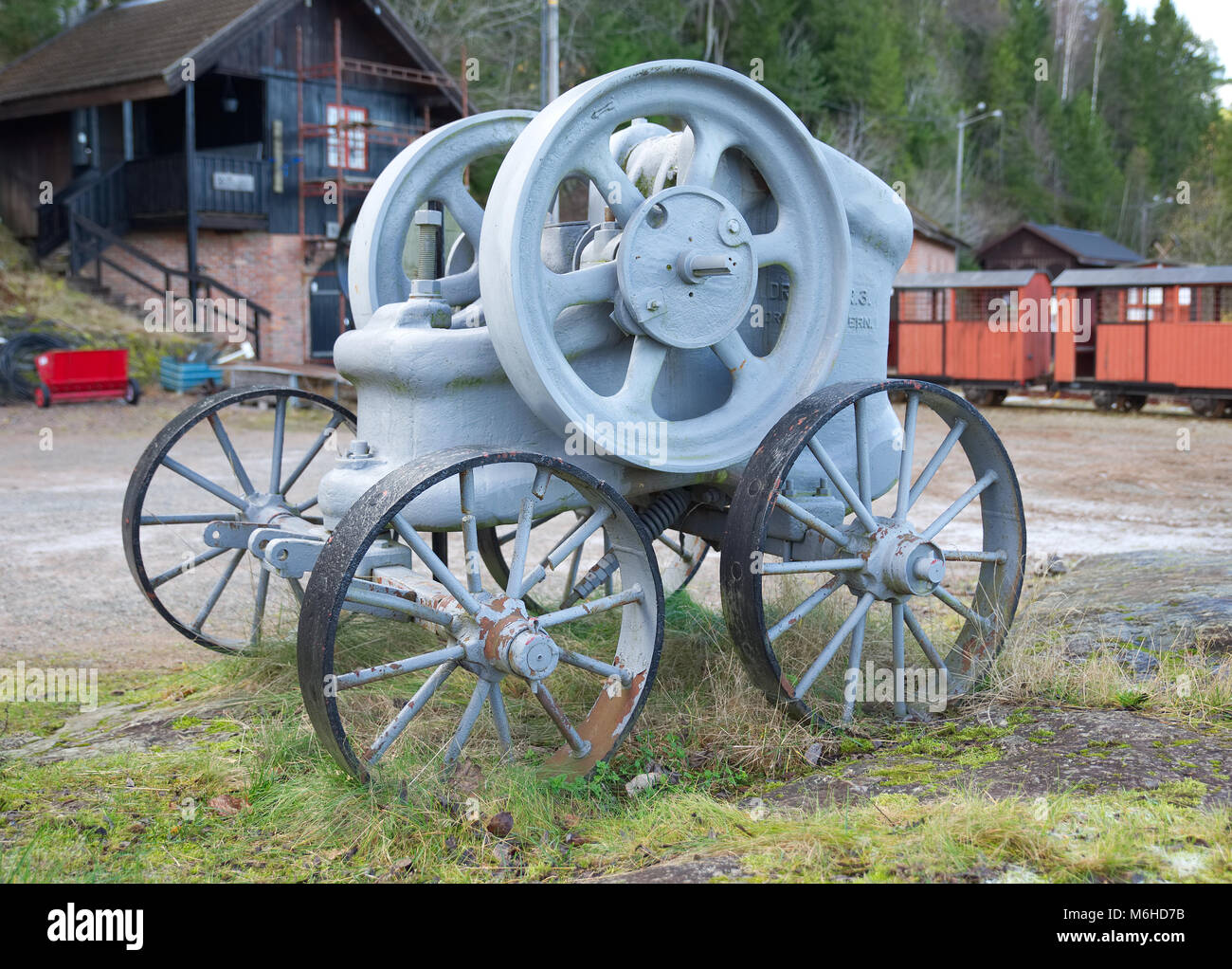 Old mining equipment display outside hi-res stock photography and ...