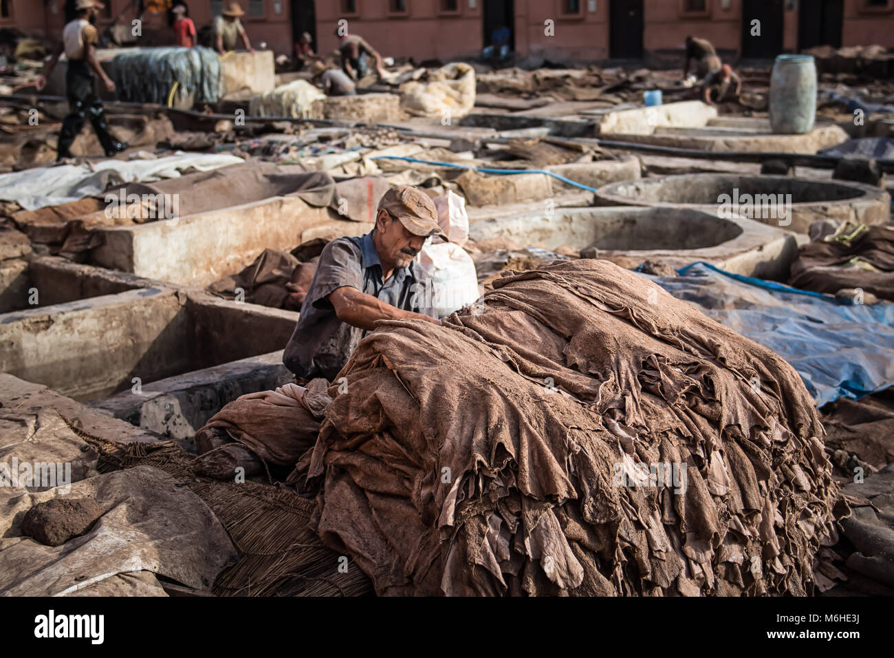 Tannery pit hi-res stock photography and images - Alamy