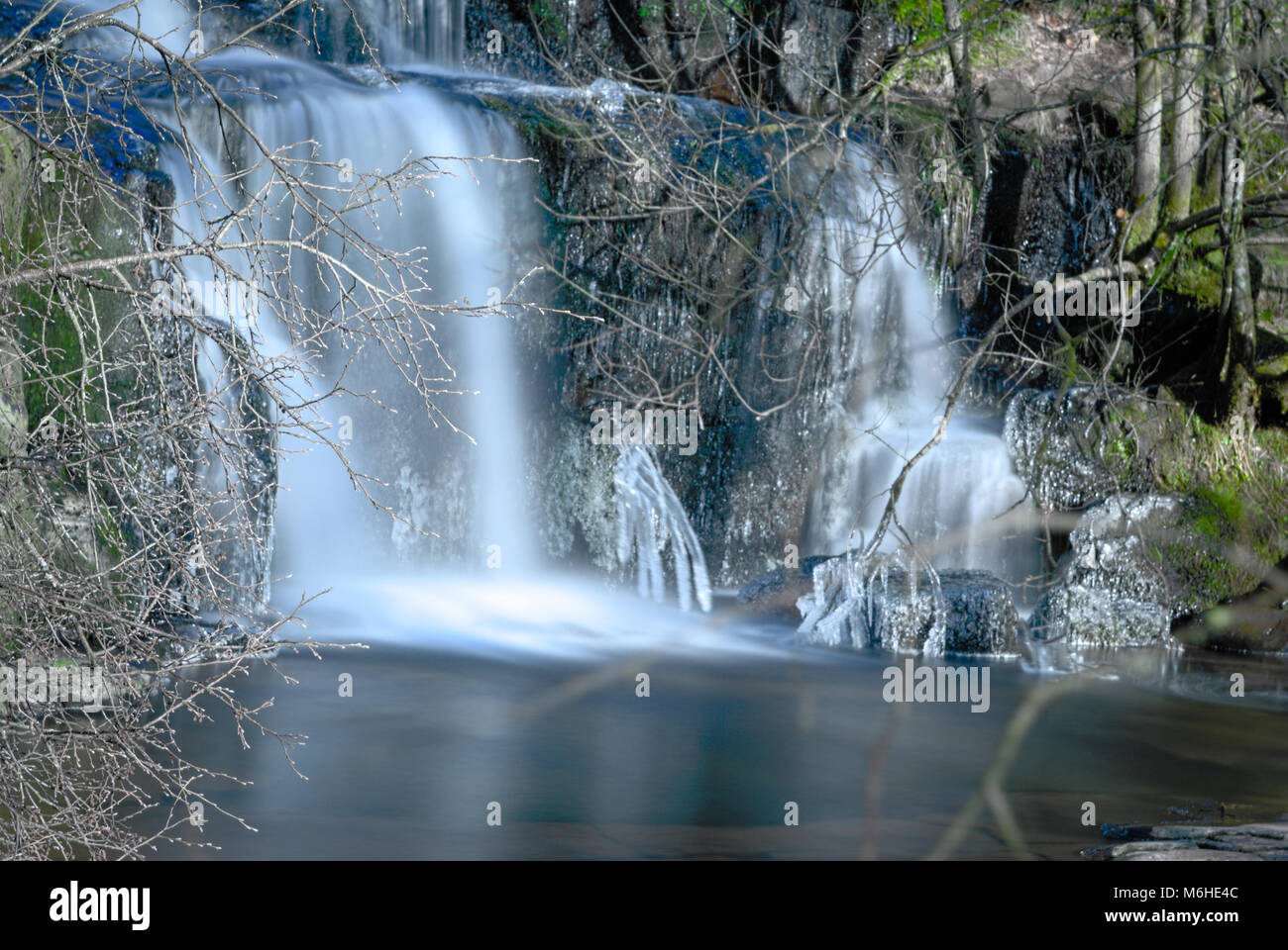 Welsh Water Falls, The Breacon Beacons Stock Photo - Alamy