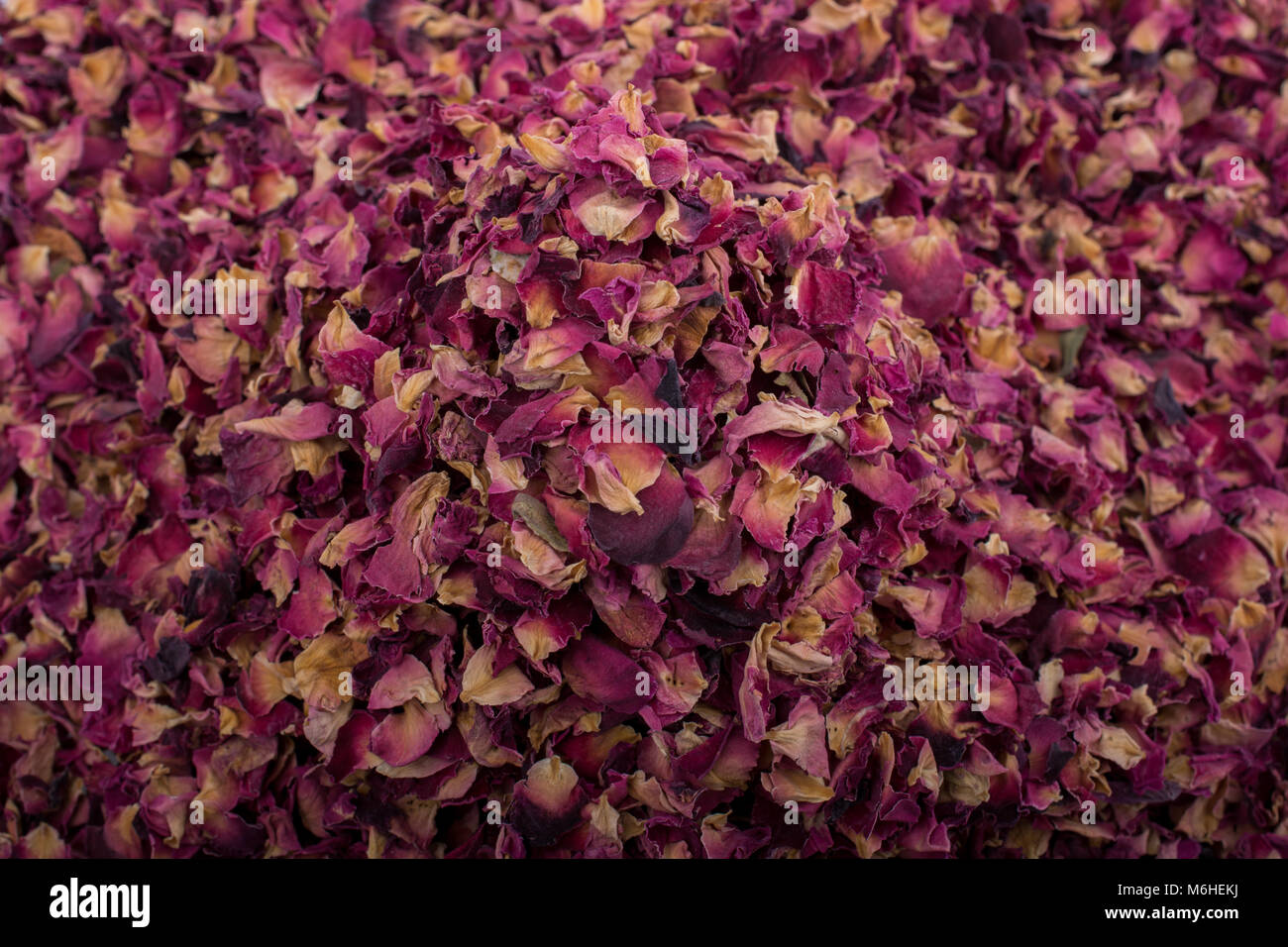 Background of dried rose petals as herbal tea Stock Photo - Alamy