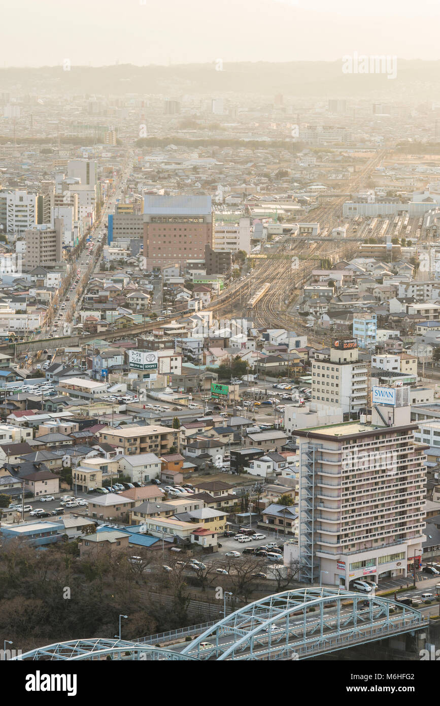 General view from Gunma prefectual office building observatory ...