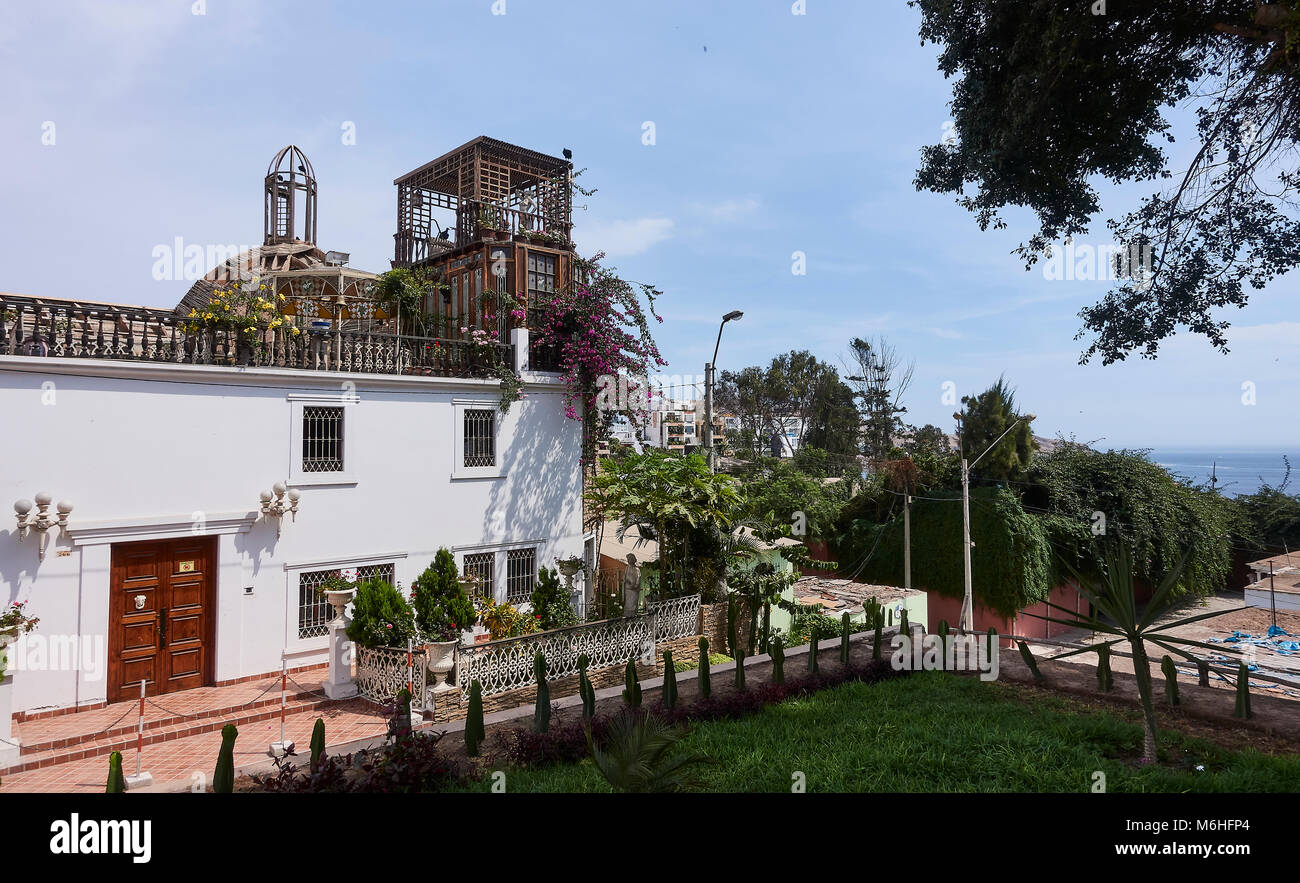 Barranco bohemian district in Lima, Peru Stock Photo - Alamy