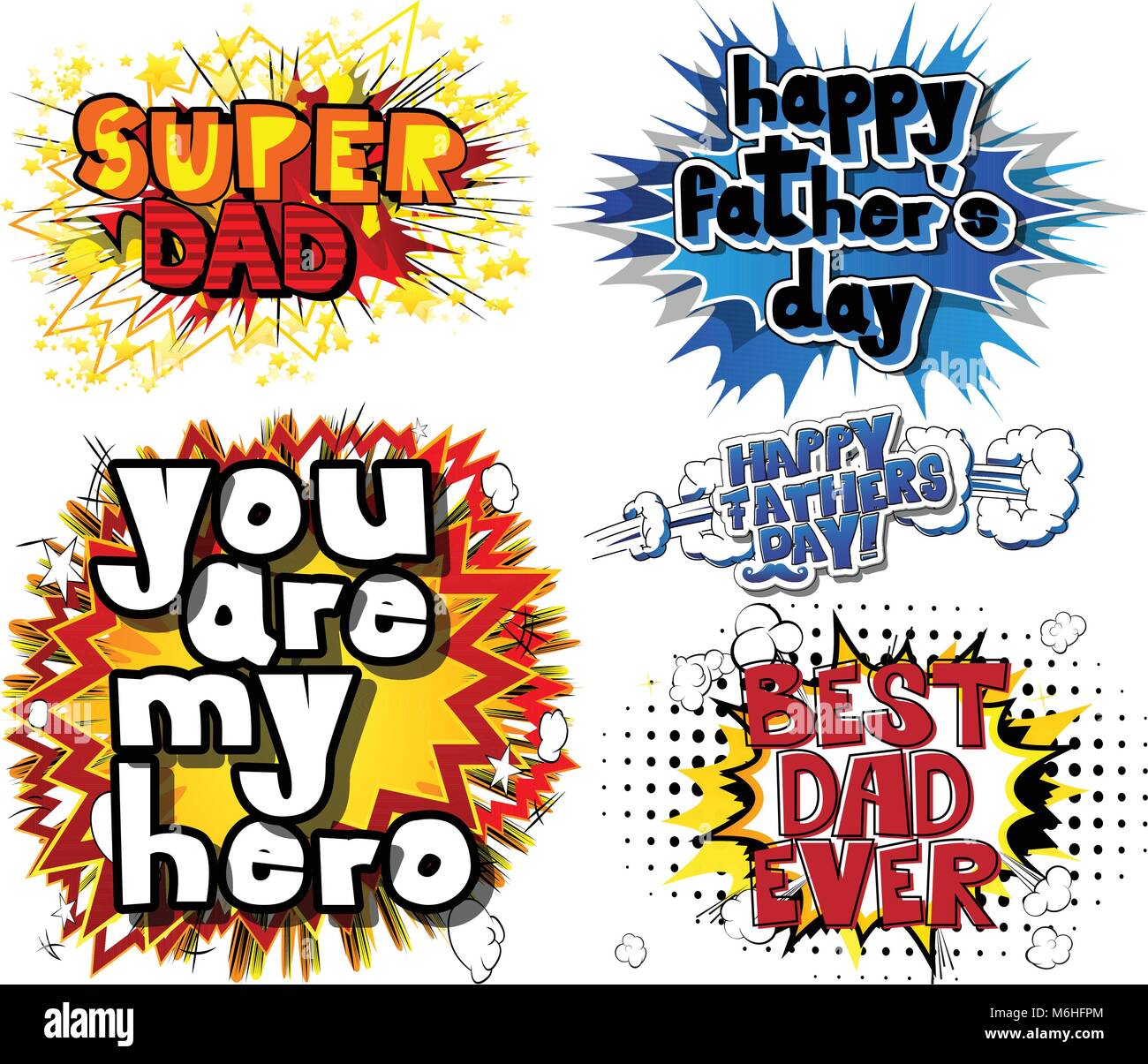 Hero daddy Stock Vector Images - Alamy