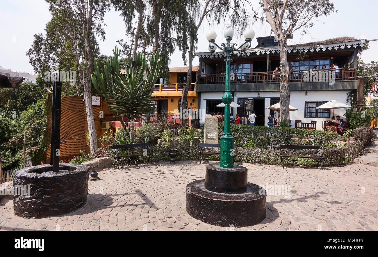 Barranco bohemian district in Lima, Peru Stock Photo - Alamy