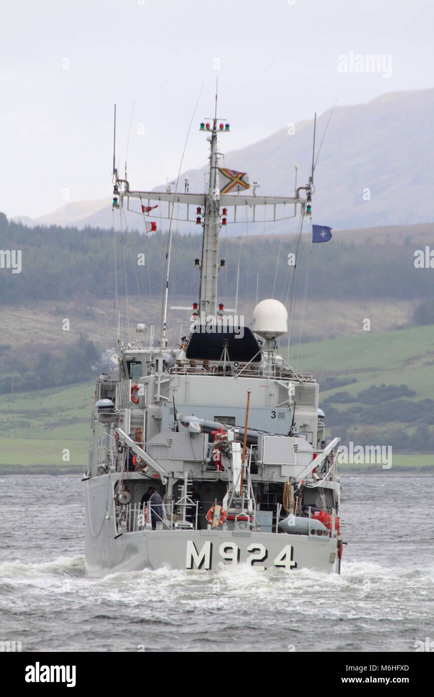 BNS Primula (M924), a Flower-class (Tripartite) minehunter operated by ...